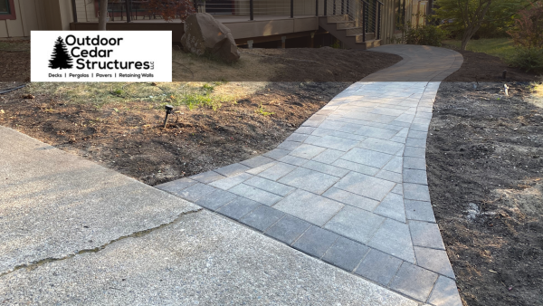 Installing an Interlocking Paver Patio : A Guide - Outdoor Cedar Structures